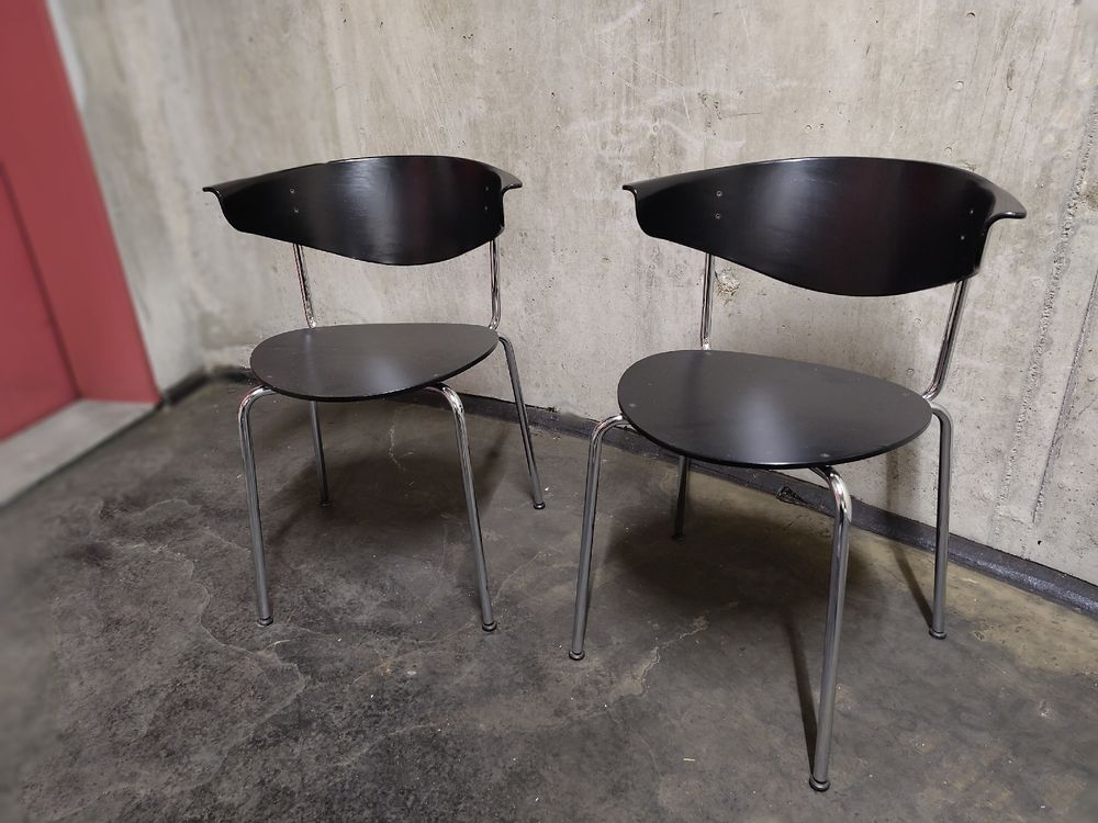 Zwei Stühle von Kurt Thut für Thonet, stapelbar | Kaufen auf Ricardo