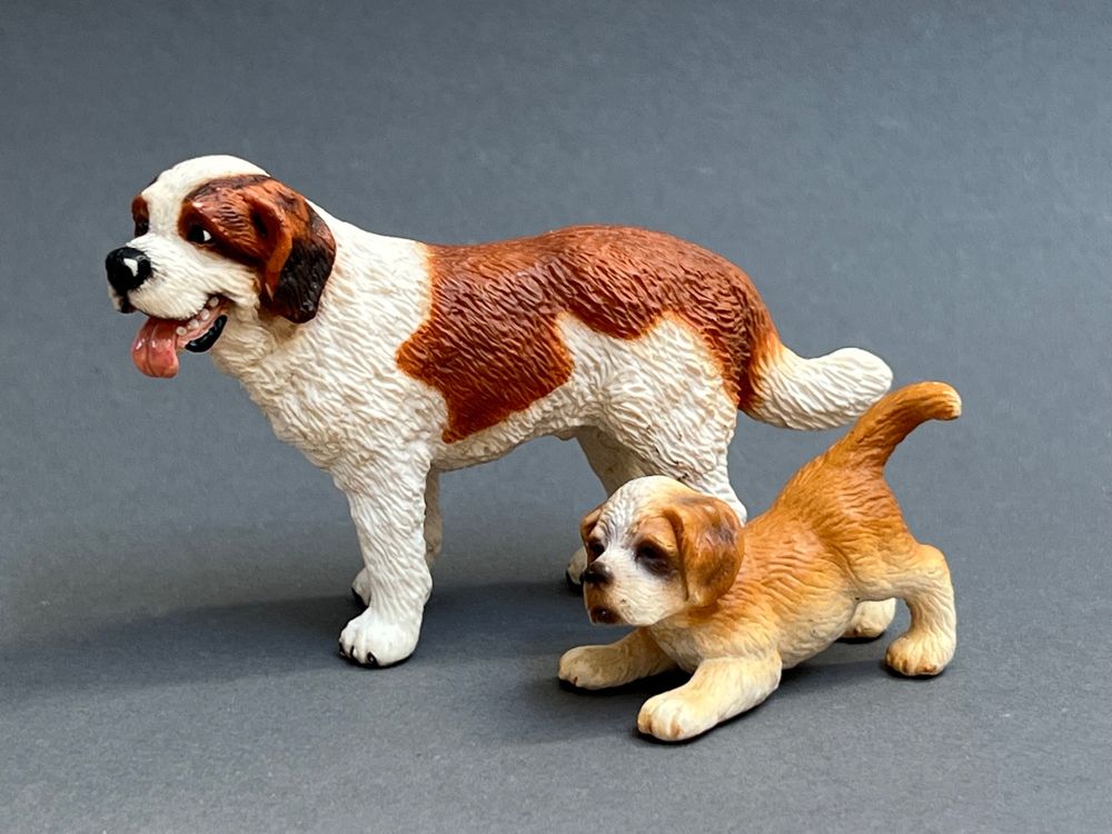 Schleich Bernhardiner Rüde Hund Welpe | Kaufen auf Ricardo