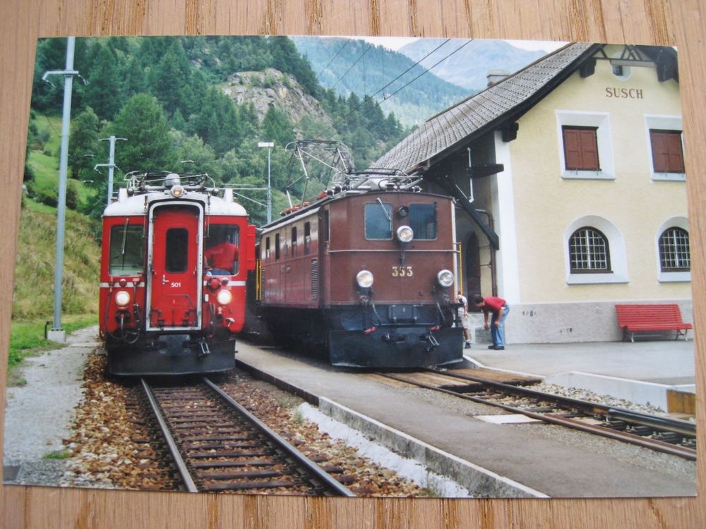 Susch mit RhB Zug | Kaufen auf Ricardo