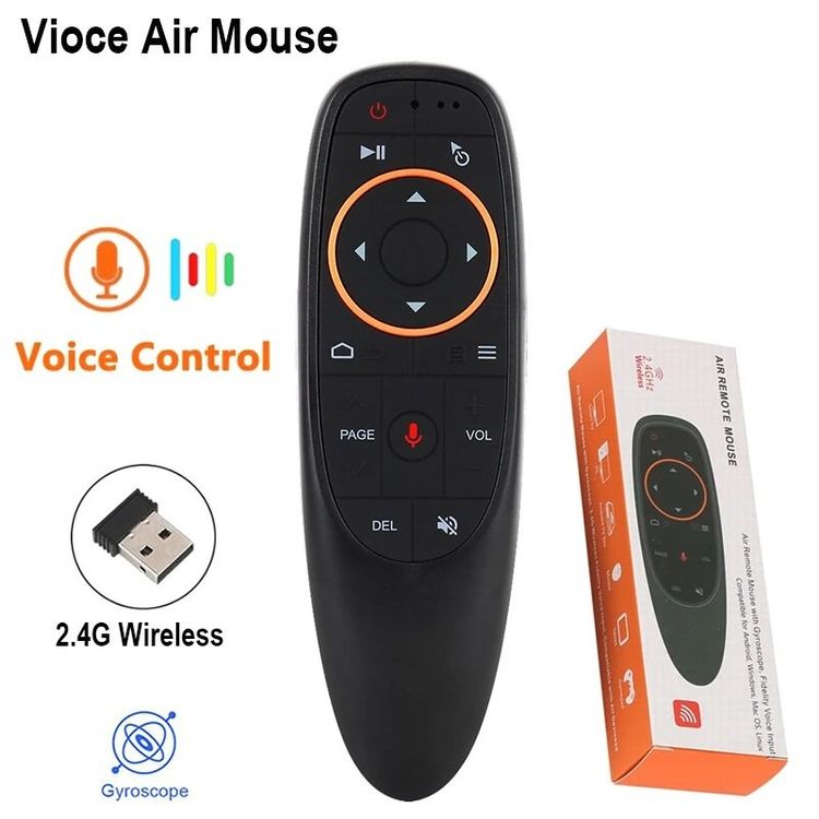 Mini Air mouse Fernbedienung mit Voice Control (Neu und ...