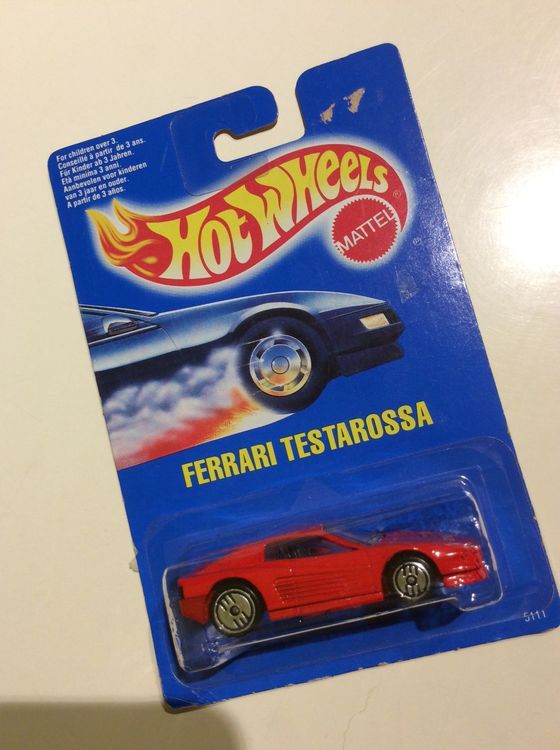 Ferrari Testarossa Hot Wheels 1990 (Neu und originalverpackt) in ...