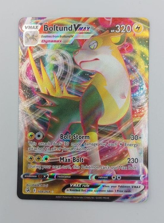Boltund Vmax (104/264 Fusion Strike) NM / ENG | Kaufen auf Ricardo