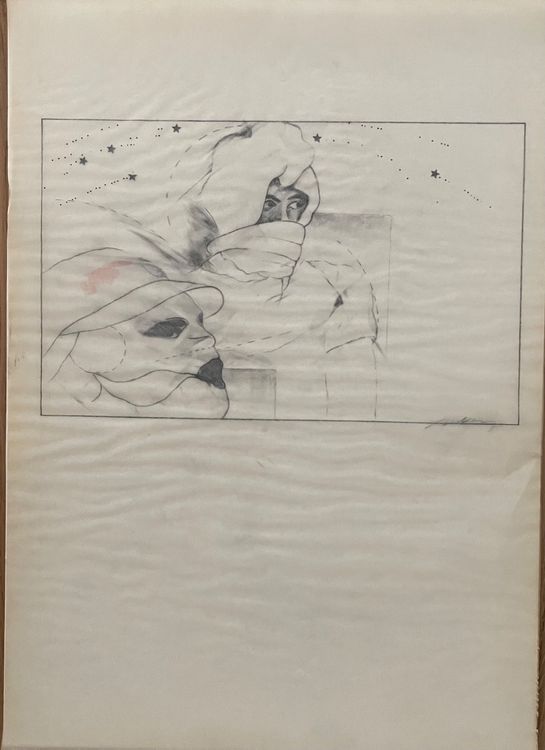 Urs Dickerhof (1941) Zeichnung (Gebraucht) in Root für CHF 25 – mit Lieferung auf Ricardo kaufen