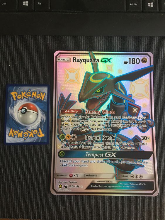Pokemon Rayquaza GX Promo XXL Jumbo (Neu (gemäss Beschreibung)) in ...