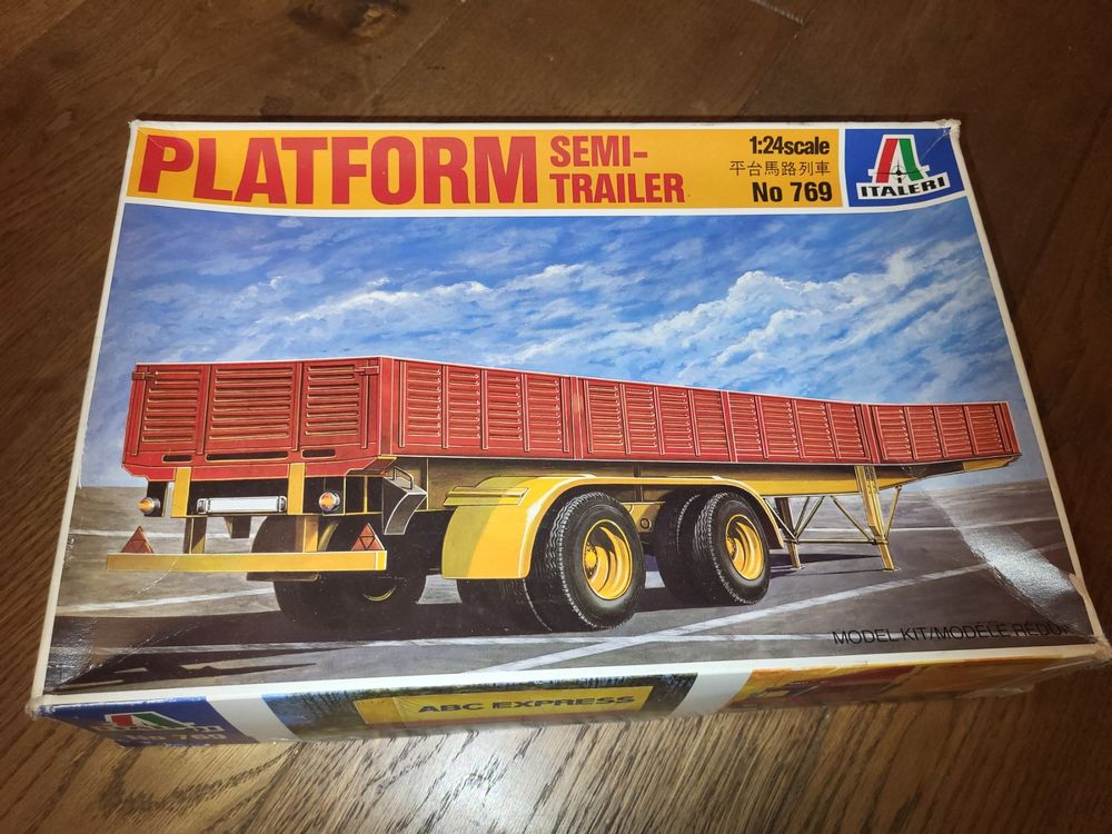 Italeri Container Trailer Nr. 769 NEU (Neu (gemäss Beschreibung)) in ...