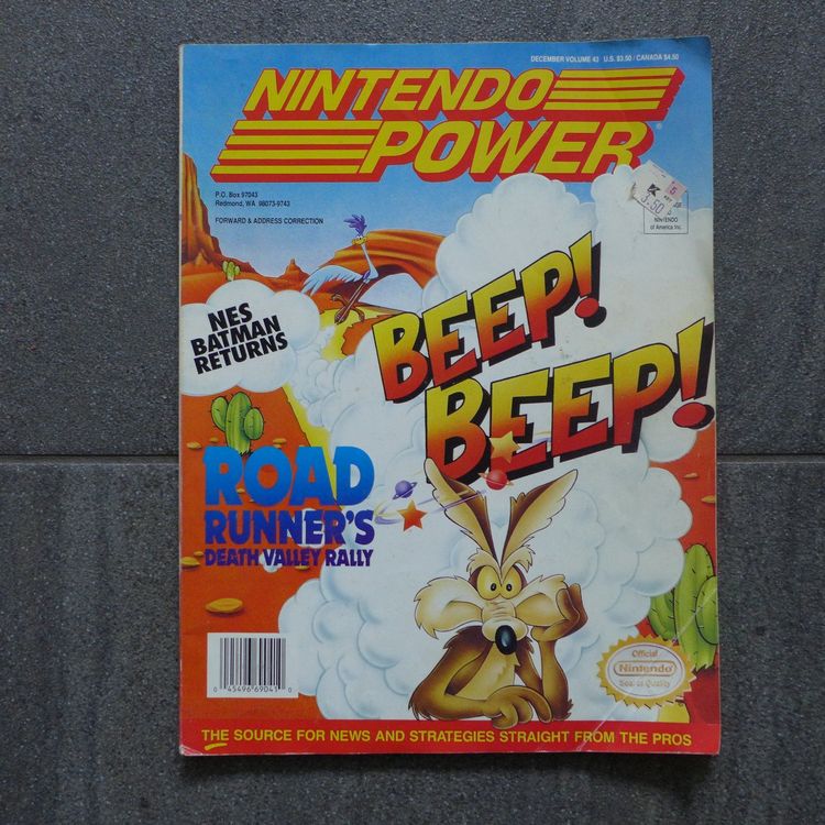 nintendo power - batman returns - road runner's (Gebraucht) in hinwil ...
