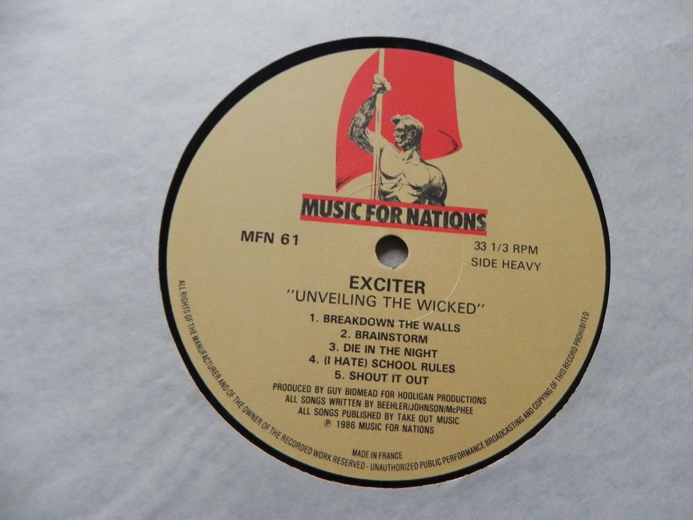 LP Canada Heavy Metal / Speed Metal Band Exciter 1986 (Gebraucht) in ...