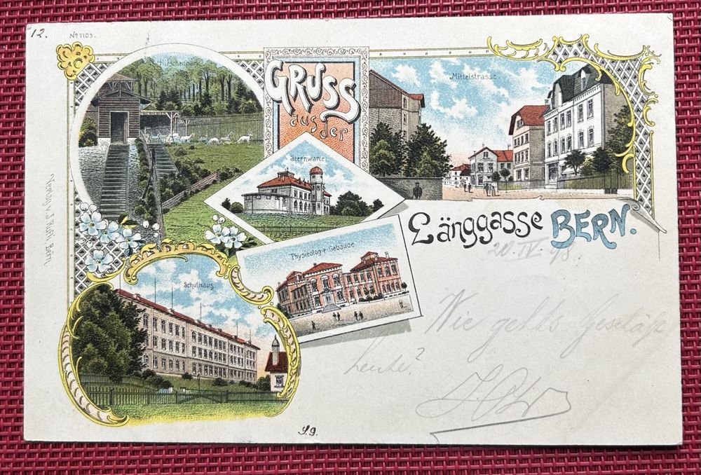 Gruss aus Länggasse Bern Litho (Gebraucht) in Horw für CHF 44 – mit Lieferung auf Ricardo kaufen