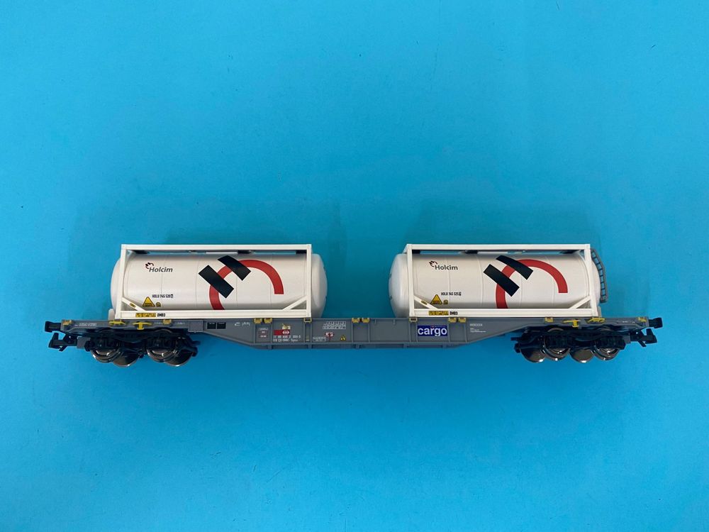 DC Roco SBB Containertragwagen Bauart Sgnss ‘’Holcim’’ (Neu und ...