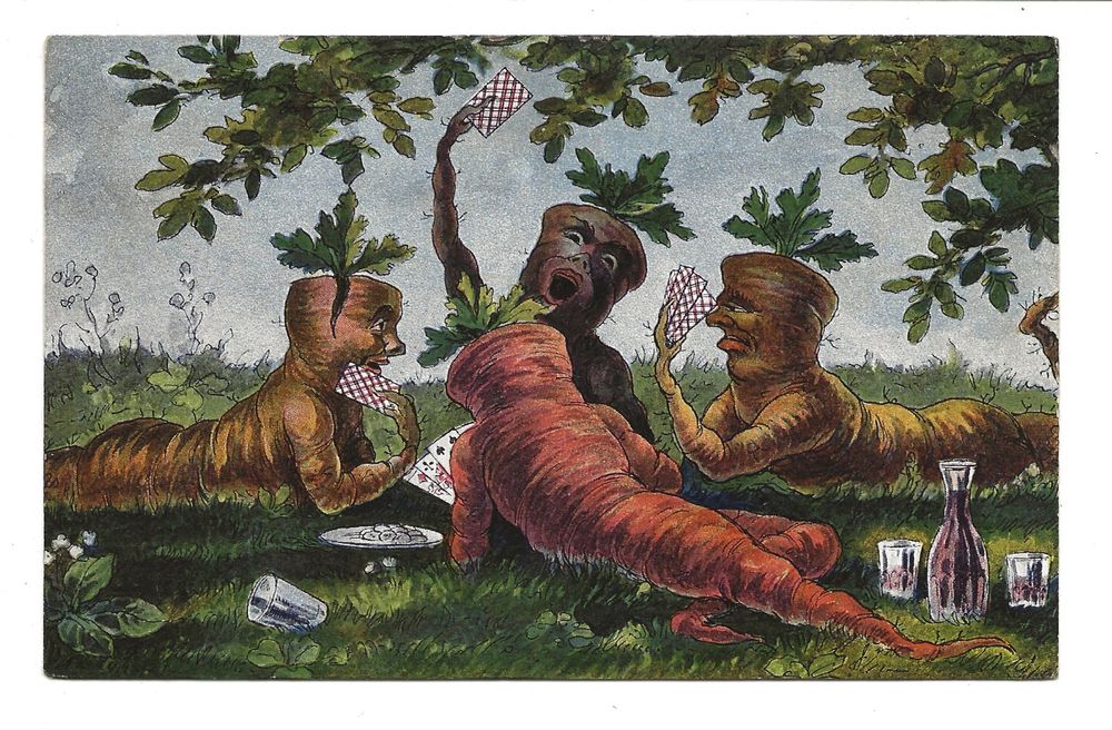 Gruss aus dem Rüebliland (AG) vermenschlichte Rüebli Jassen | Kaufen ...