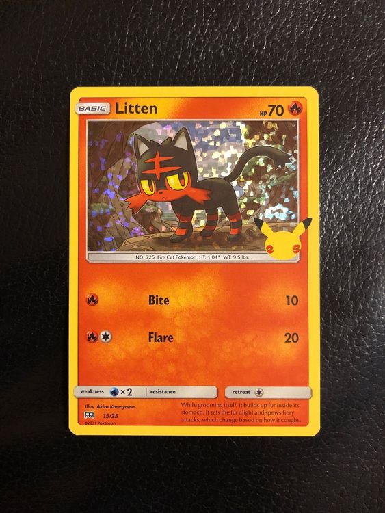 Litten Holo 15/25 25th anniversary McDonald’s Ab 1 (Gebraucht) in ...
