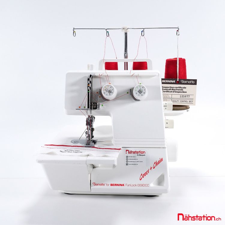 Bernette Funlock Coverlock revidiert 6 Monate Garantie (Gebraucht) in ...