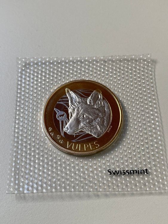 Gedenkmünze Fuchs 2021 | Kaufen auf Ricardo