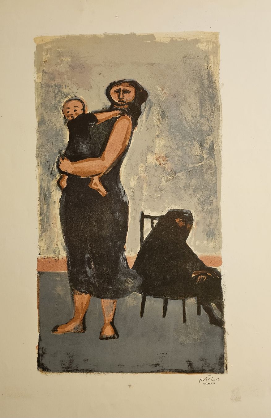 Hans Potthof Original Lithografie épreuve d'artiste 76x57cm (Gebraucht ...