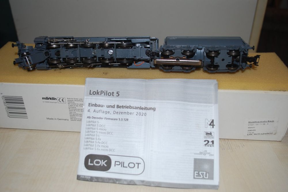 Märklin 3393 DB BR 52 ESU MFX V5 Digital in Fotolackierung (Gebraucht ...