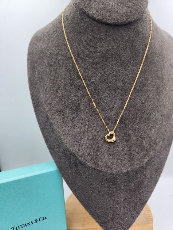 18 Karat Gold Tiffany &Co.Kette Diamanten Anhänger NP1400 | Kaufen auf ...