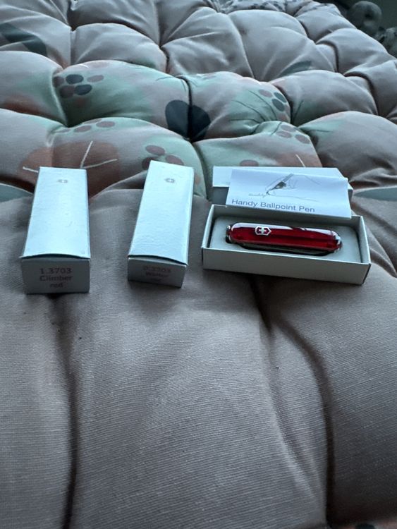 3x Victorinox, Waiter, Cllimber und Handy Ballpoint Pen (Neu (gemäss ...