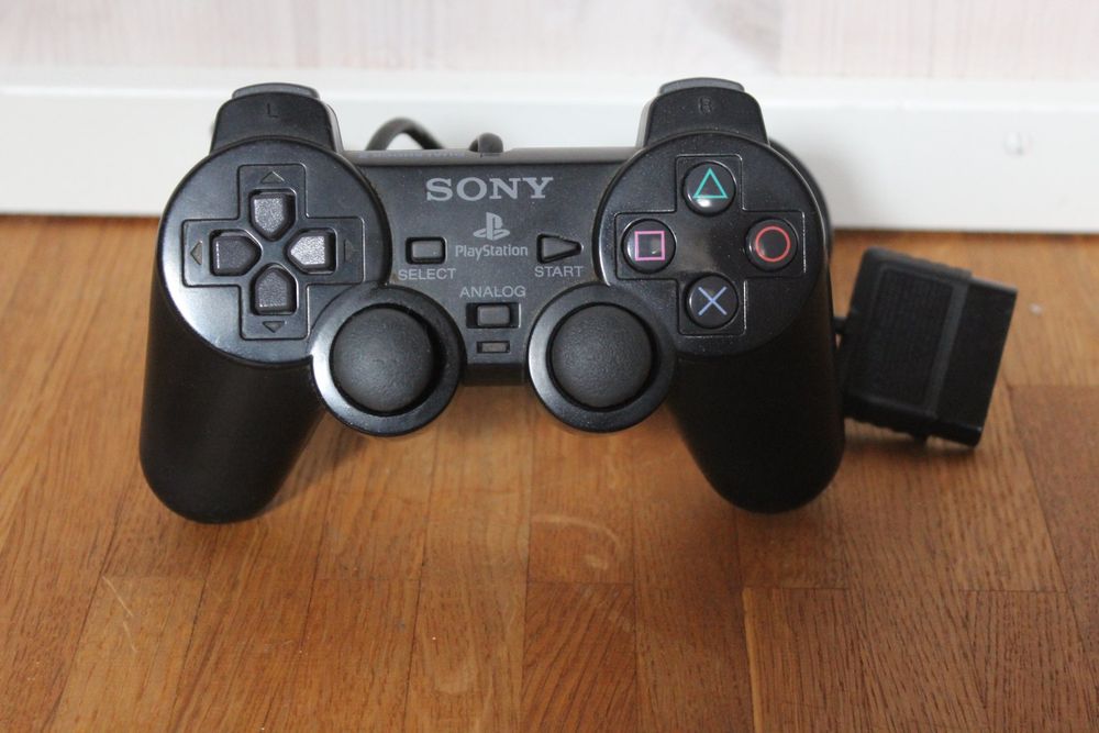 Sony PlayStation 2 Dualshock 2 Controller, schwarz (PS2) | Kaufen auf ...