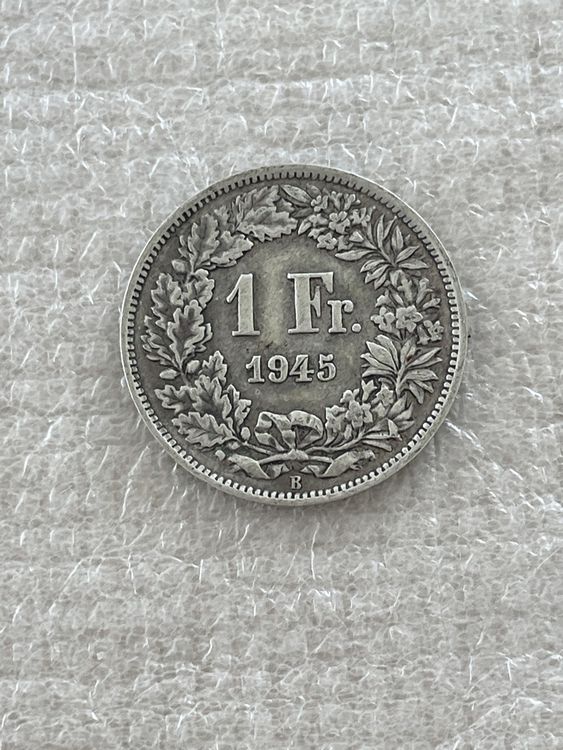 Silbermünze 1 Fr. 1945 | Kaufen auf Ricardo