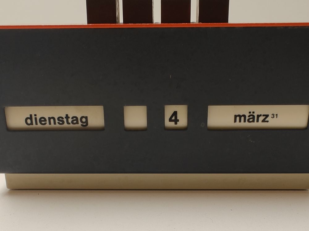 Retro MAUL Tischkalender Perpetual Calendar 70er Jahre (V) (Gebraucht ...
