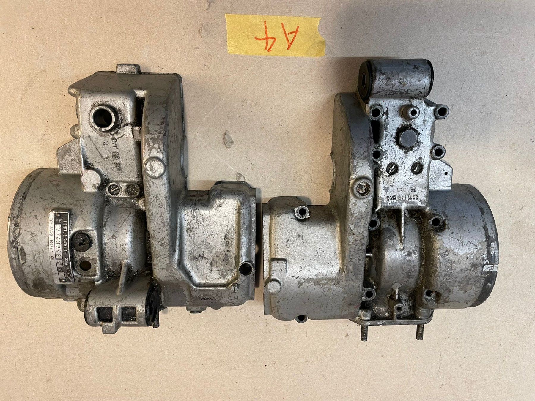 Motor Gehäuse Sachs 504 /2 A CH 2 Gang Handgeschaltet (Defekt) in ...
