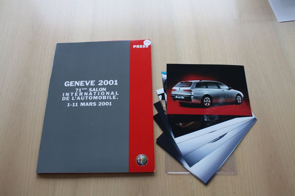 Alfa Romeo Pressemappe/Fotos - Genf 2001 (Gebraucht) in Wikon für CHF 9 ...