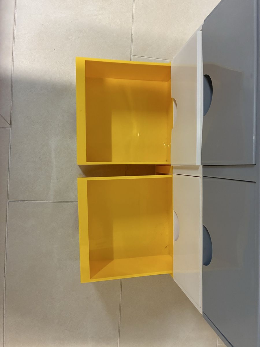 LEGO Brick Drawer 4 Knobs Grey, White and Yellow 🧱📦 (Gebraucht) in ...