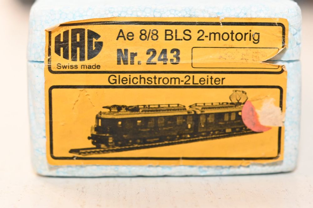 Ae 8/8 BLS Hag HO/DC 2 motorig mit OVP , läuft einwandfrei (Gebraucht ...
