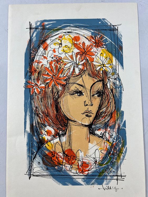 René Villiger (1931) Litho Handsig (Gebraucht) in Neuhausen am Rheinfall für CHF 10 – mit ...