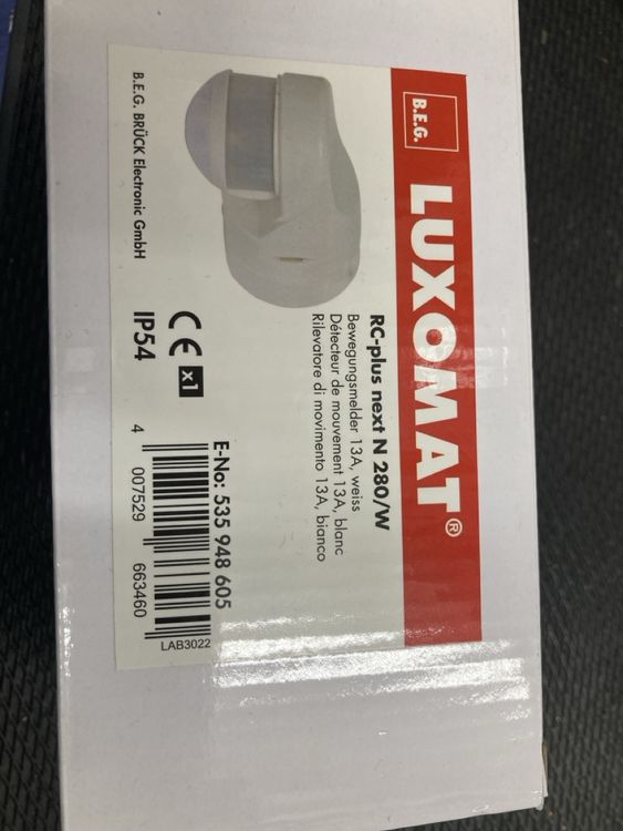 AP Bewegungsmelder Luxomat RC-plus | Kaufen auf Ricardo