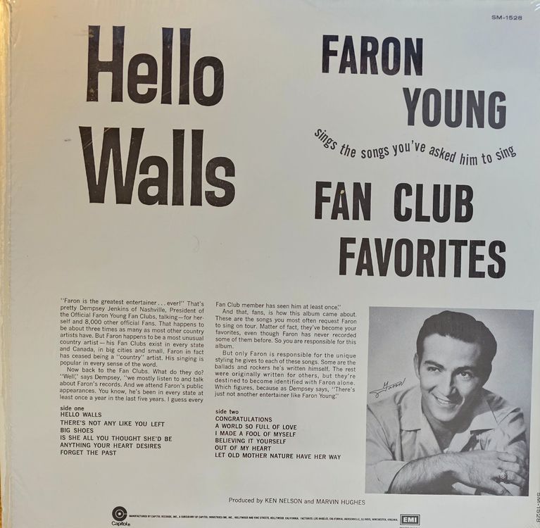 Faron Young - Hello Walls Fan Club Favorites | Kaufen auf Ricardo