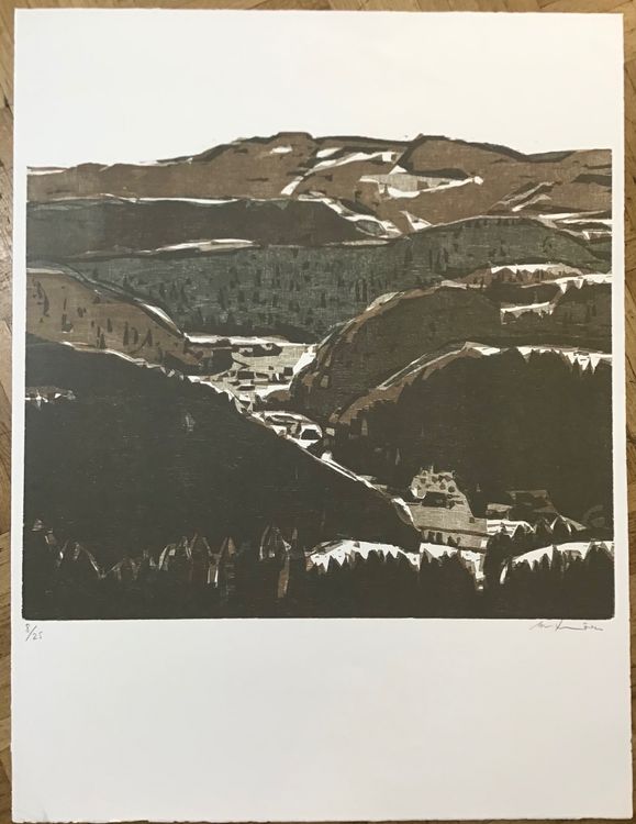 Martin THÖNEN (1934) Holzschnitt Handsigniert (Gebraucht) in Root für CHF 40 – mit Lieferung auf ...