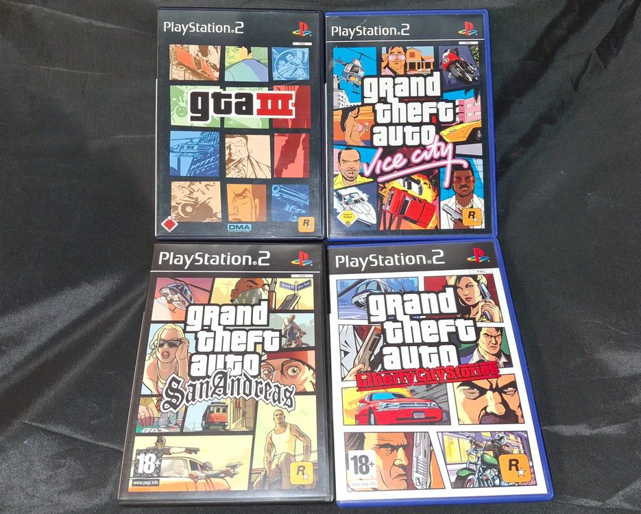 4x GTA PS2: Grand Theft Auto 3 Liberty Vice City San Andreas | Kaufen ...