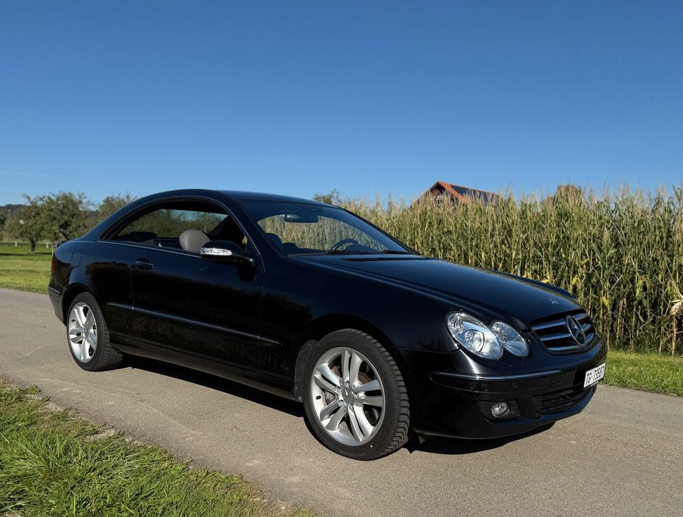 Mercedes Benz CLK 320 CDI V6 Schwarz MFK/GR.Service 08/2025 (Gebraucht ...