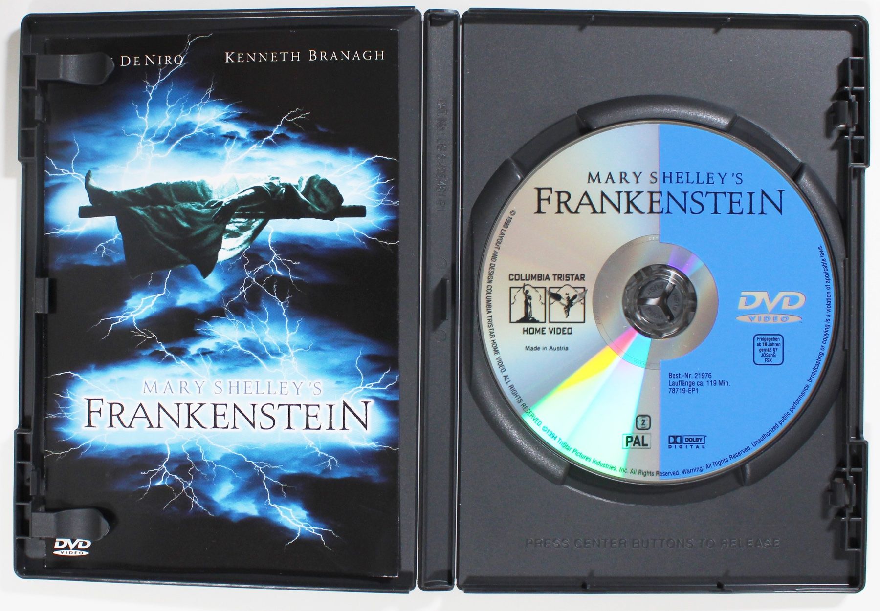 DVD Mary Shelley's FRANKENSTEIN Robert De Niro von 2006 (Gebraucht) in ...