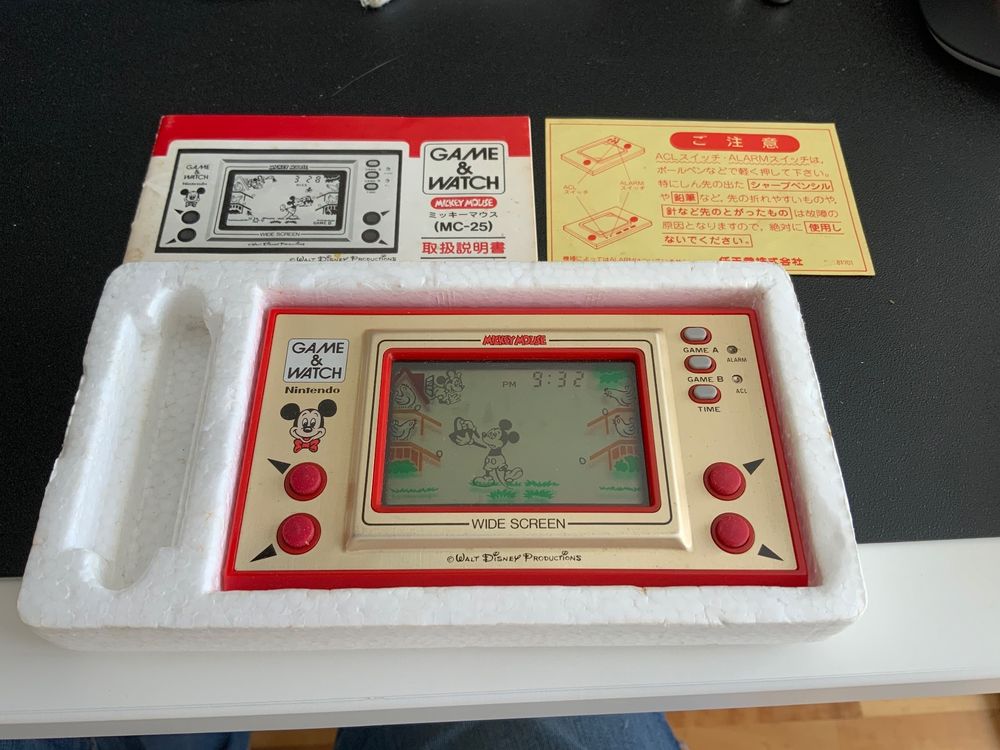 Jeu Electronique Vintage Mickey Mouse Nintendo 1981 | Kaufen auf Ricardo