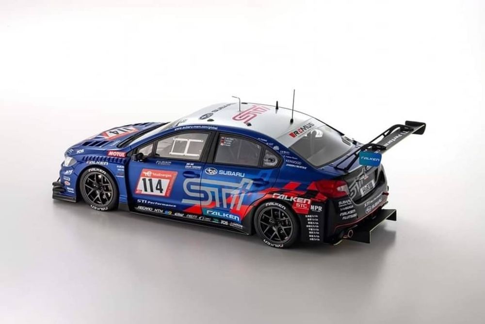 SUBARU WRX STi NBR #114 CHALLENGE 2022 1/18 Kyosho NEUHEIT (Neu und ...