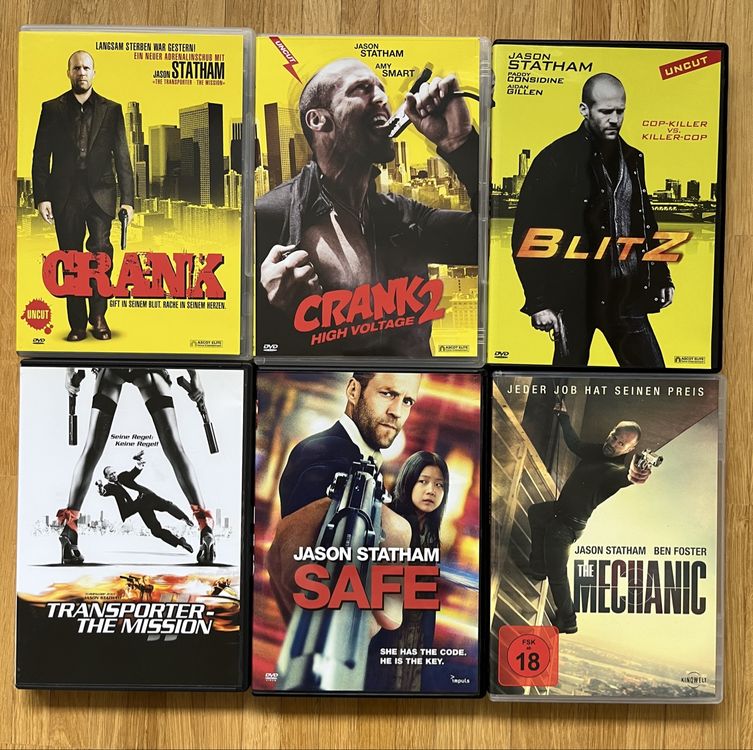 6 Actionfilme Jason Statham DVD Set (Gebraucht) in Ittigen für CHF 5 – mit Lieferung auf Ricardo ...