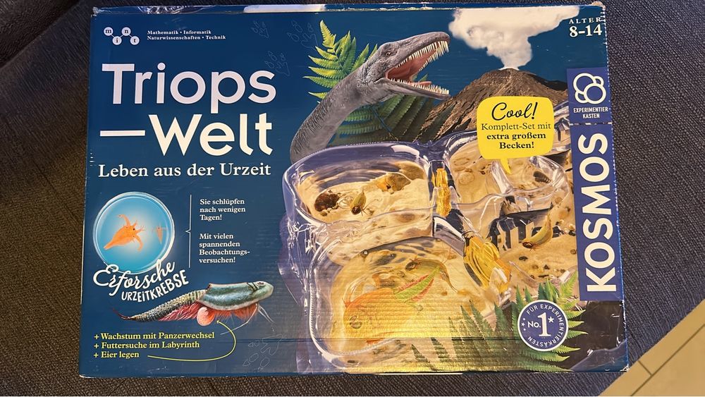 Kosmos Triops Urzeit-Welt Experimentierkasten, Komplett! (Neu und ...