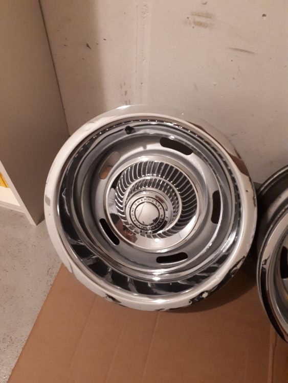 Original Corvette C3 Stahlfelgen + Chromteile komplett | Kaufen auf Ricardo