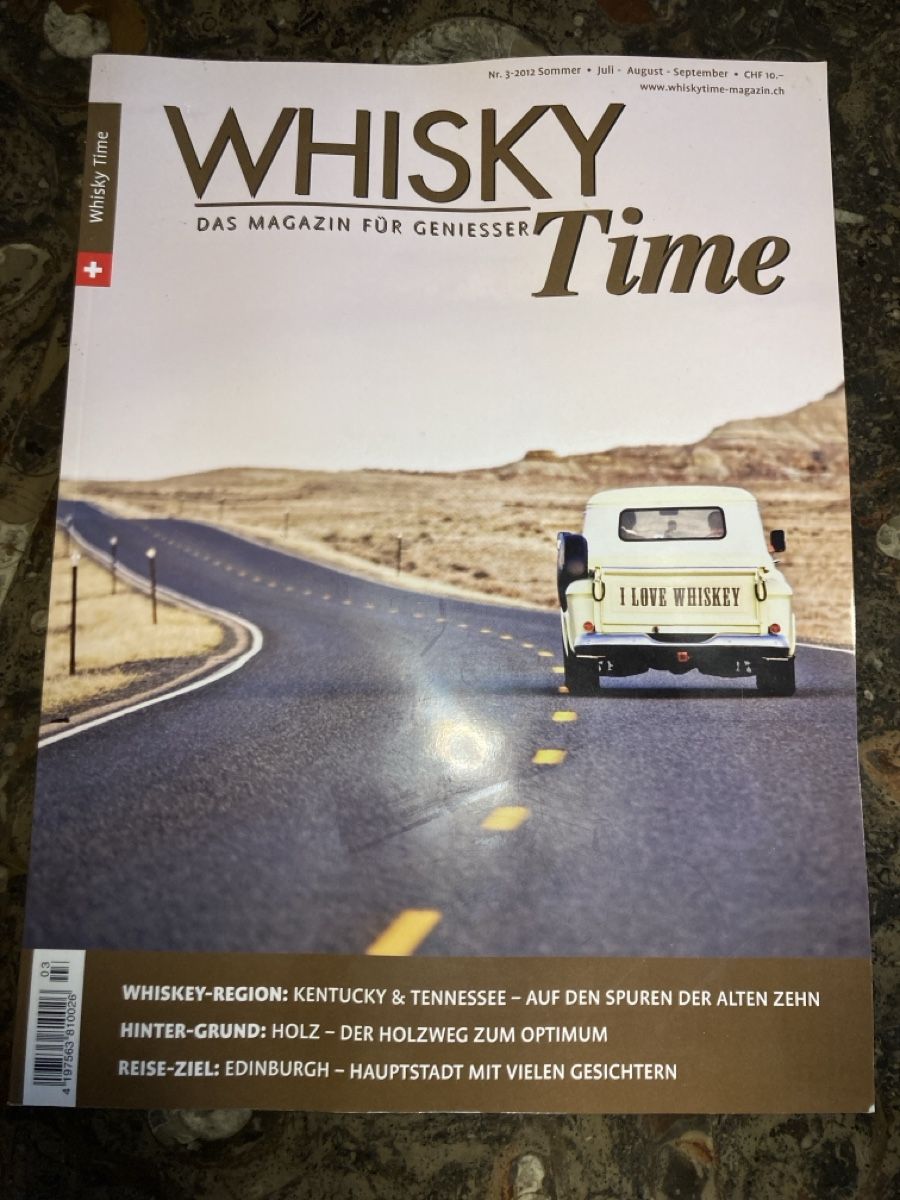 Whisky Time Magazin - Ausgabe 3/2012 (NP 10.-) (Gebraucht) in Vinelz ...