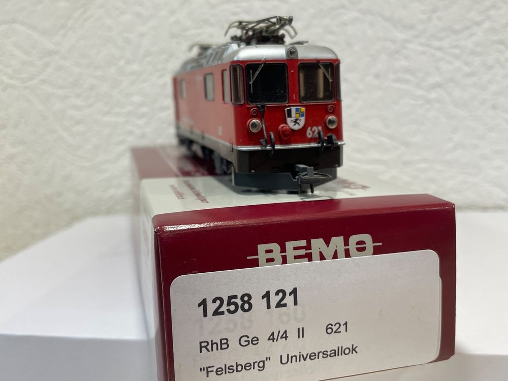 Bemo 1258 121 RhB Ge 4/4 II, Felsberg, H0m (Gebraucht) in Wilderswil für CHF 121 – mit Lieferung ...