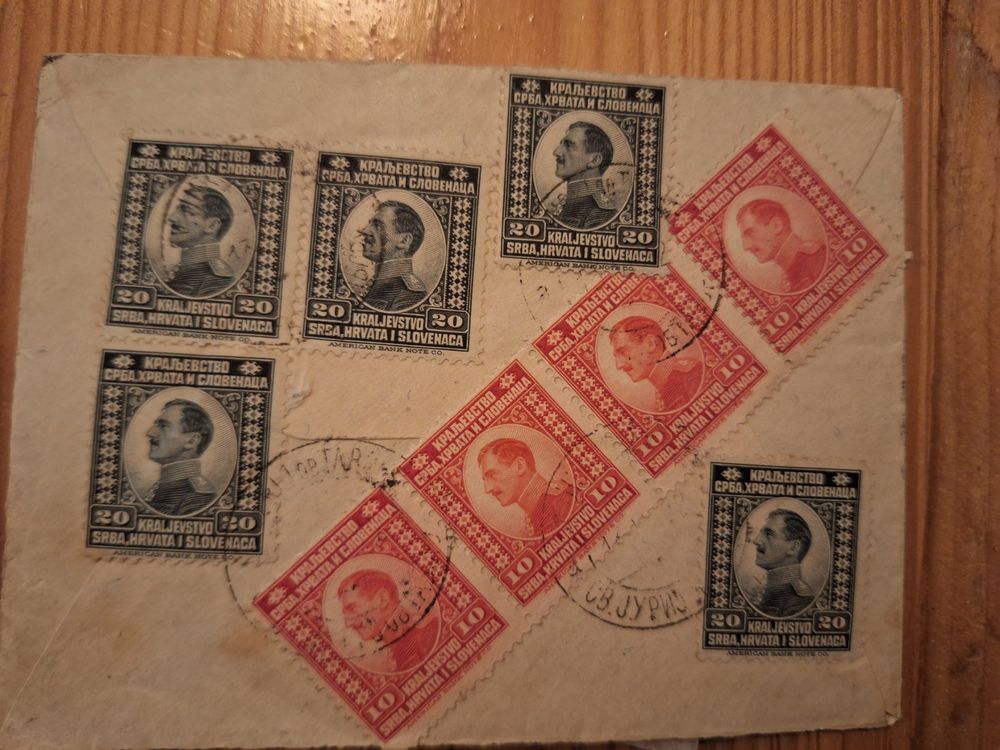 Historischer Brief mit Briefmarken, Jugoslawien 1931 (Gebraucht) in Hägendorf für CHF 1 – mit ...