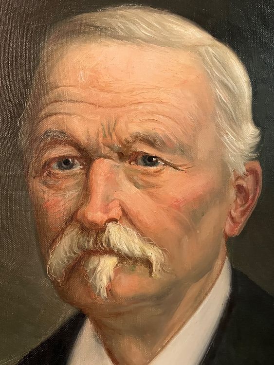 Karl Gehri (1850-1922) wunderschönes Selbstporträt Gemälde (Gebraucht ...