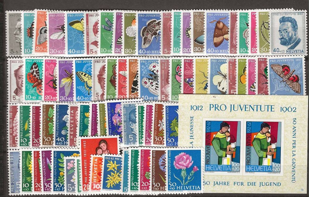 PJ150 - Pro Juventute 1950-1963 ** | Kaufen auf Ricardo