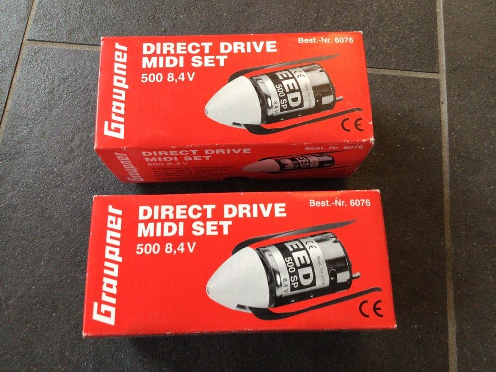 2 Stk Graupner direct Drive midi Set | Kaufen auf Ricardo