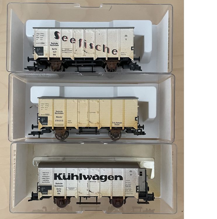 Fleischmann HO DRG 3x Kühlwagen (Gebraucht) in für CHF 27 – mit ...