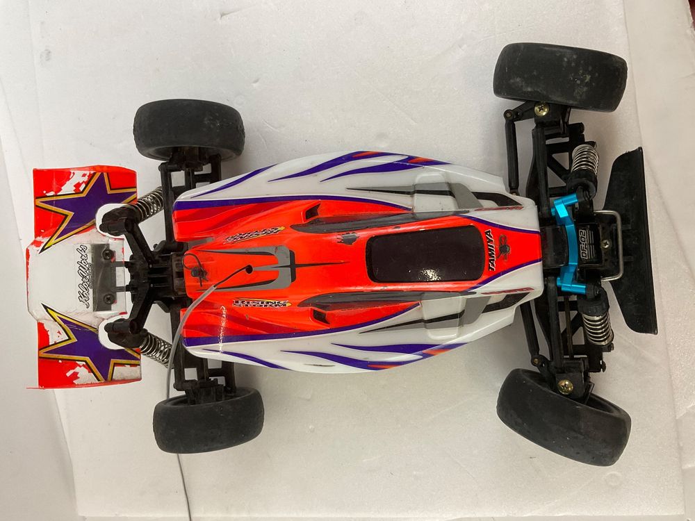 Tamiya Rising Storm RC Buggy 4WD 1/10 Brushed ungetestet (Defekt) in ...