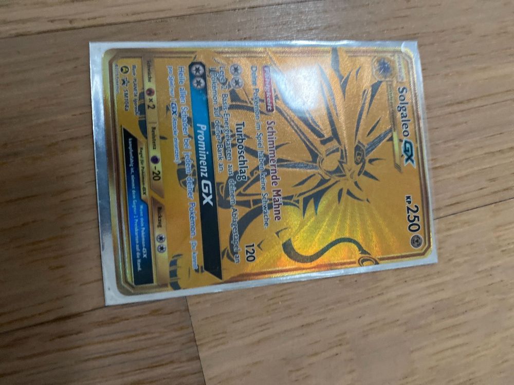 Solgaleo gx gold (Gebraucht) in Bonstetten für CHF 22 – mit Lieferung ...