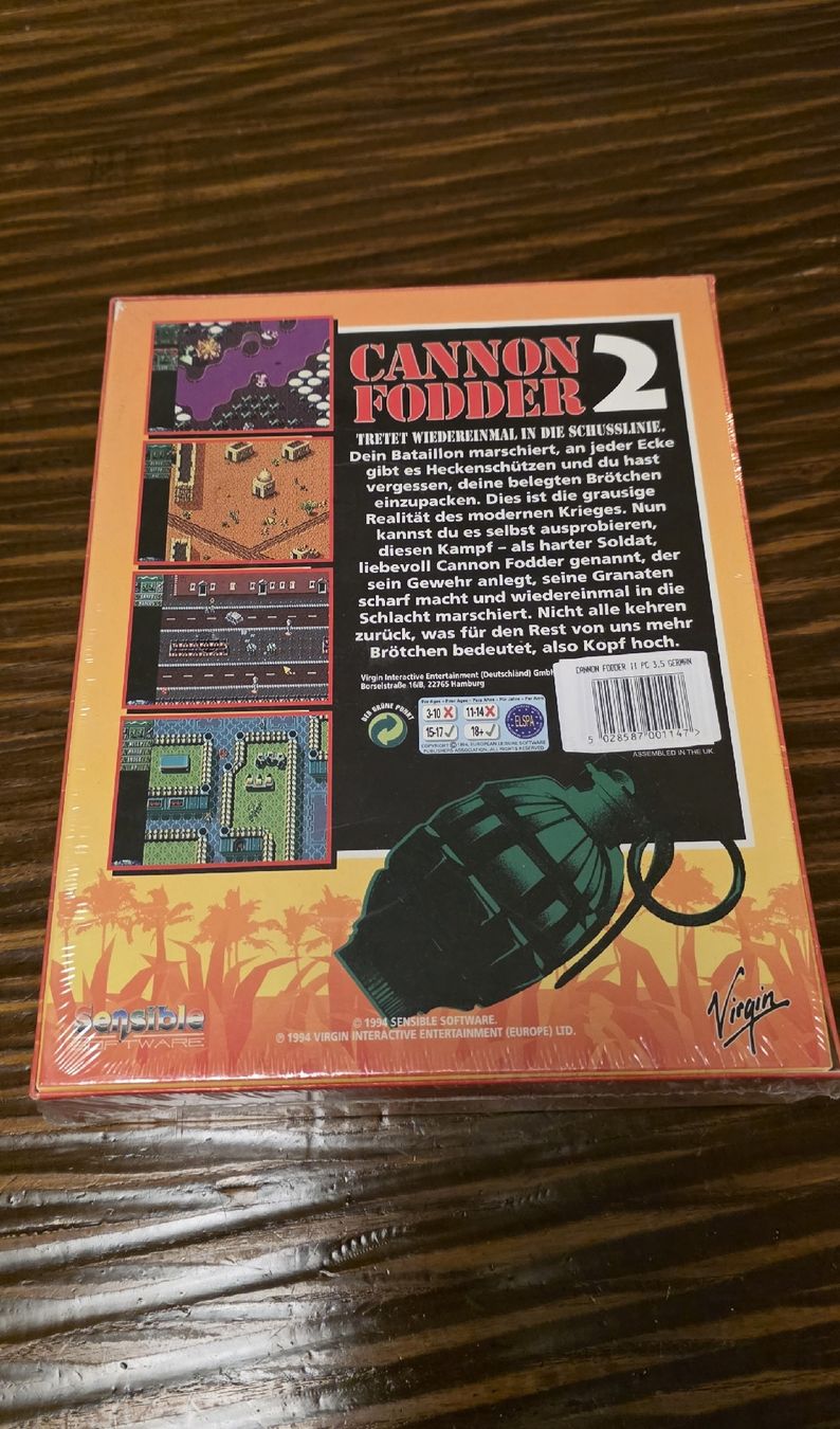 Cannon Fodder 2 - PC MS-DOS - Big Box - Sealed - (Neu und ...